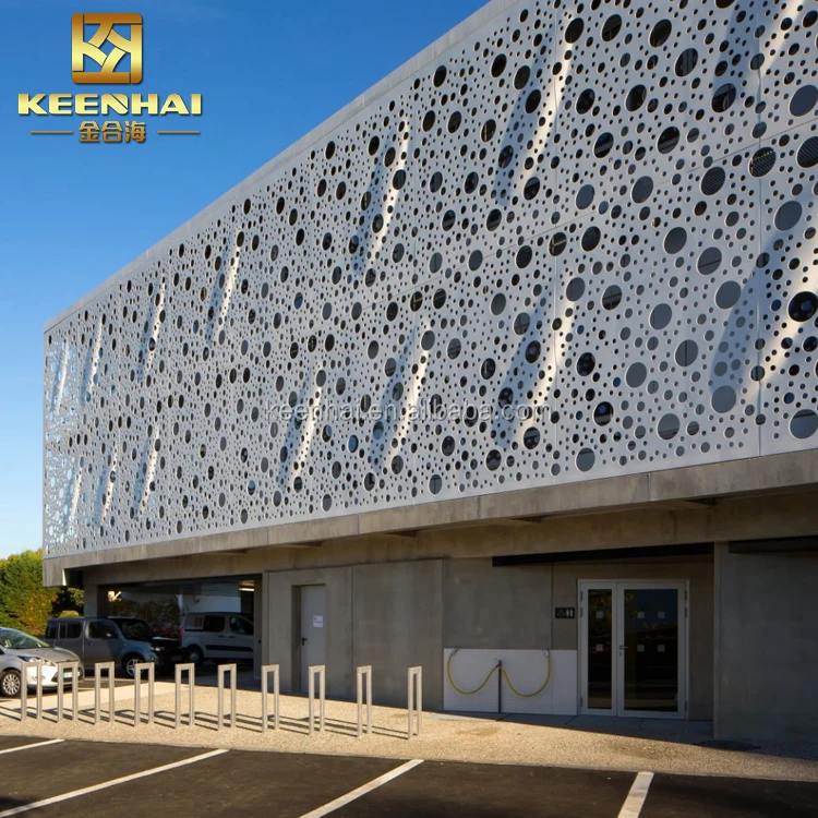 Decorative Alucobond Wall Cladding Aluminium Perforated Facade Panel ...