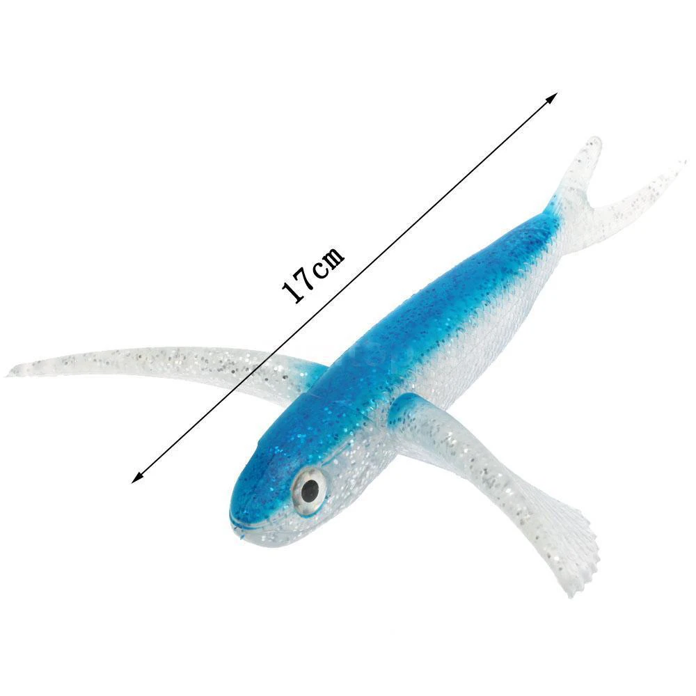 Sea Fishing Trolling Soft Flying Fish Lure - Buy Flying Fish Lure ...