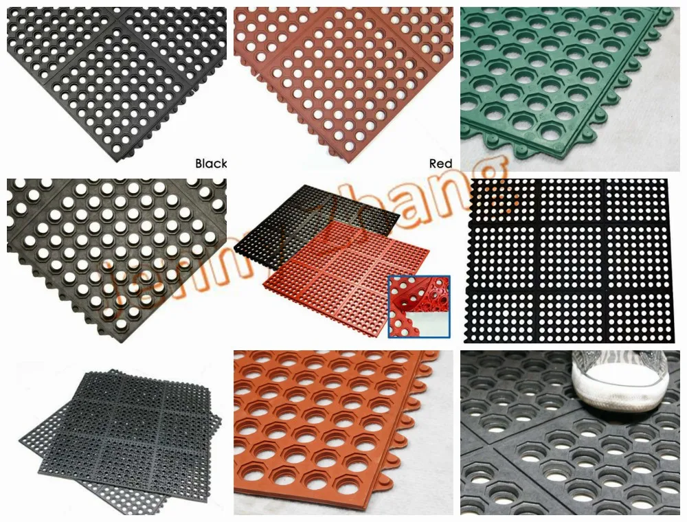 Bathroom Antislip Interlocking Rubber Floor Mat /non-skid Rubber Mat ...