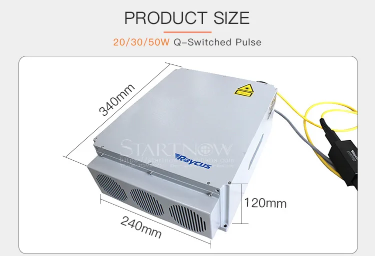 Raycus 20w 30w 50w Q-switched Pulse 1064nm Fiber Laser Source For Yag ...