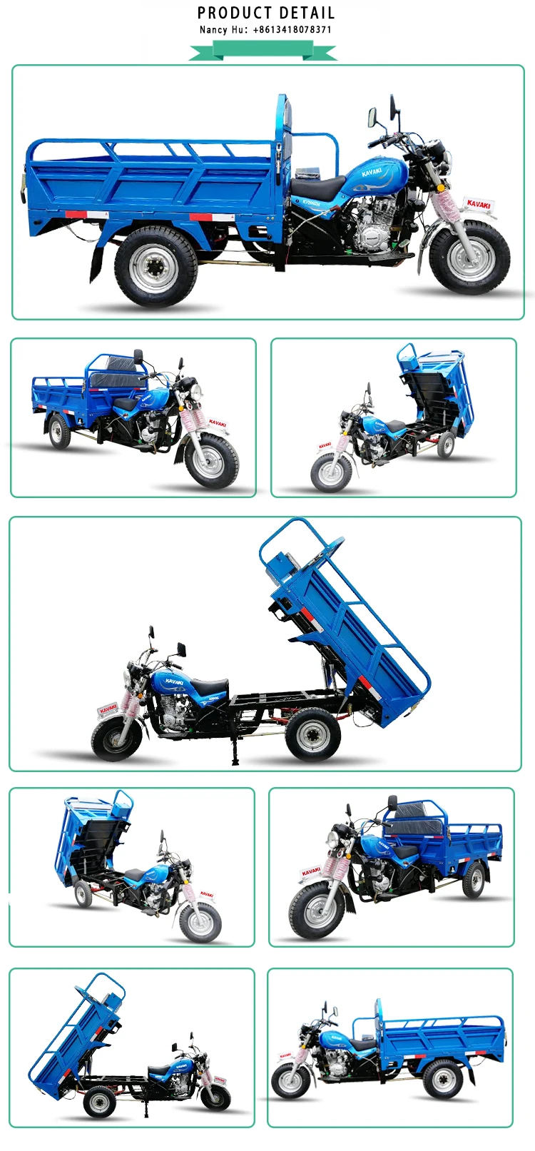 Philippines 3 Wheel Cargo Motorcycle - Reverse Trike for Sale, Ideal ...