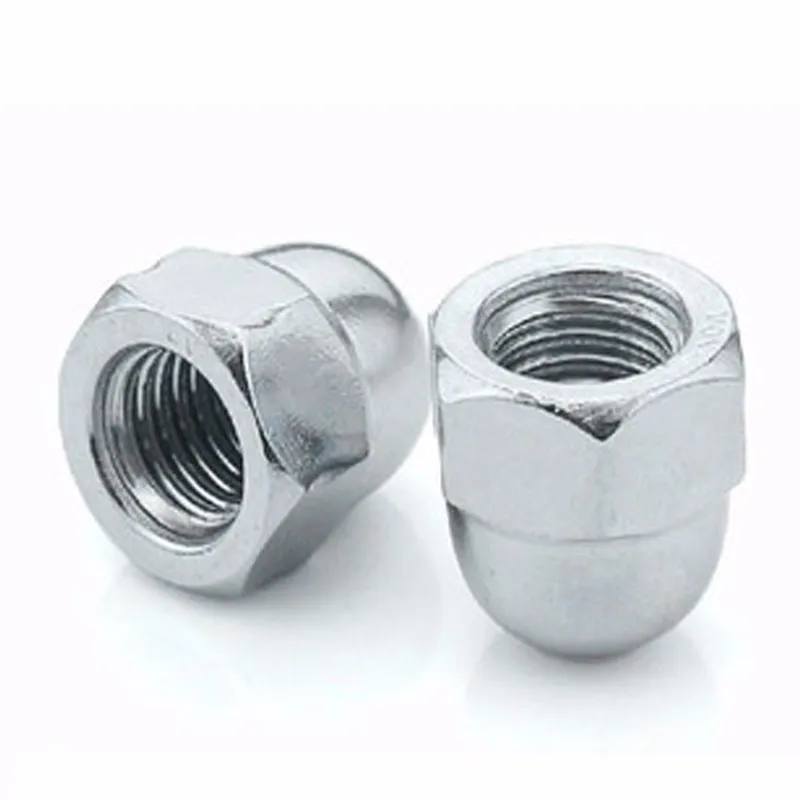M22*1.5mm Pitch Gr 4.8 Carbon Steel Decorative Hexagon Cap Nut Din1587 ...