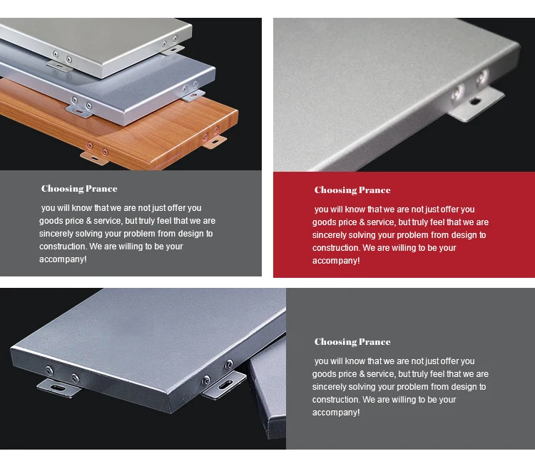 Aluminum Panel Veneer Hook Ceiling Design for Building Materials