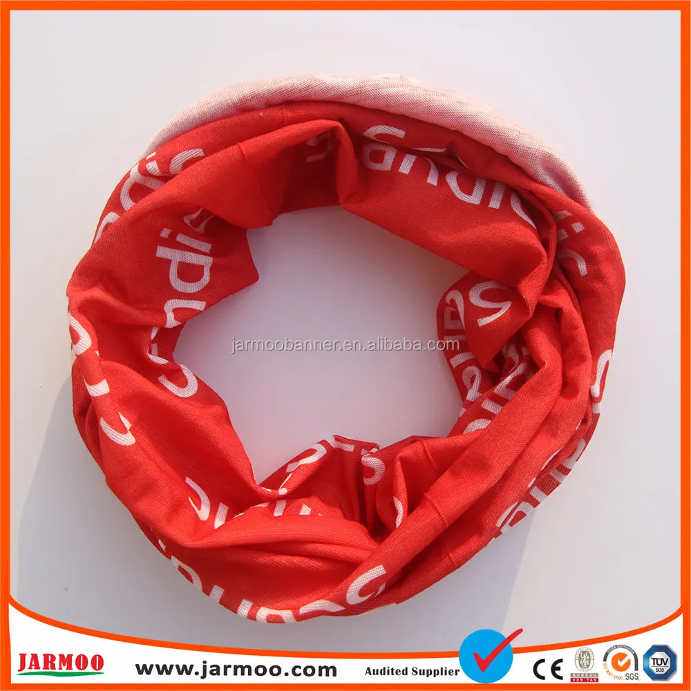 Custom Logo Multifunctional Fiber Magic Scarf Custom Neck Tube - Buy ...