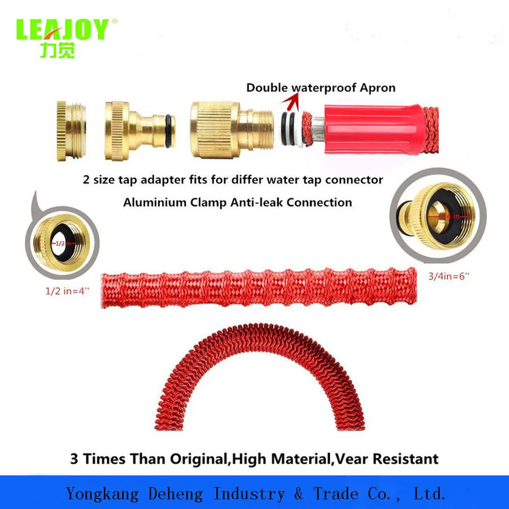 Pink 75ft Rubber Water Garden Hose With Different Tubes - Buy Rubber ...