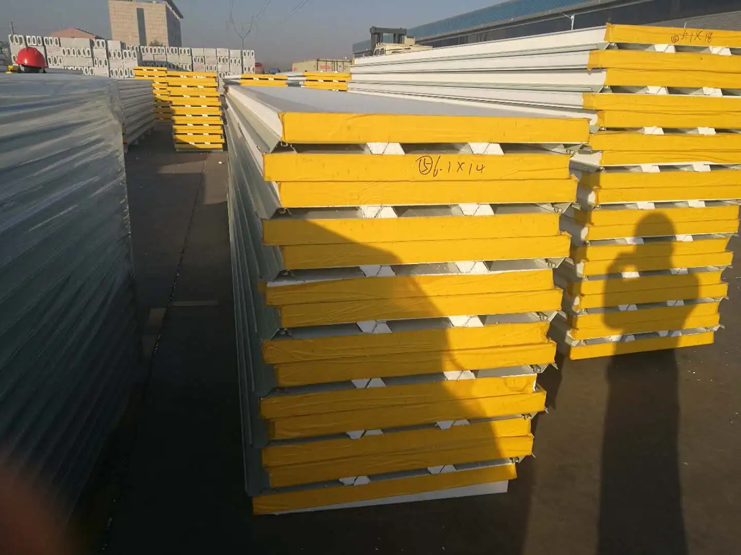 75mm Thickness Insulated Z Lock Joined Eps Sandwich Roof Panel - Buy ...