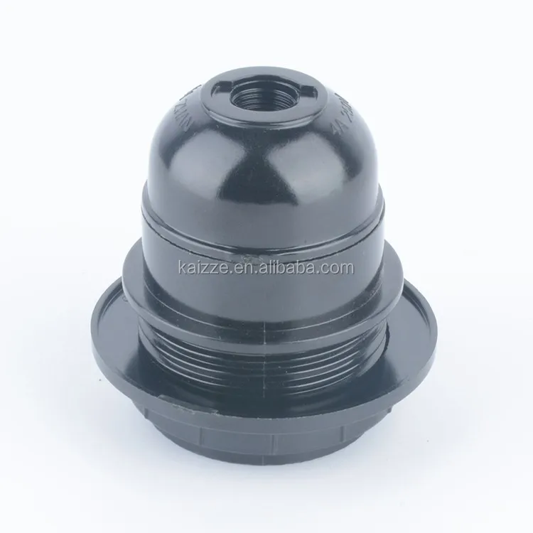 Bakelite Plastic Threaded Bulb Holder - 2-Year Warranty