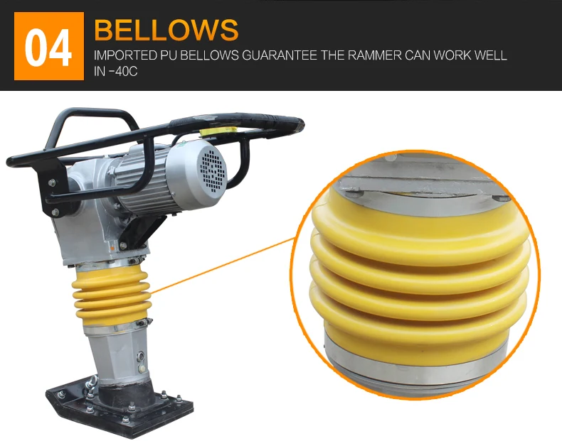 HCD110 Electric Tamping Rammer - Efficient Road Construction