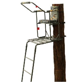 Telescopic Tree Stand Folding Hunting Ladder Stand With Seat Steel Hang ...