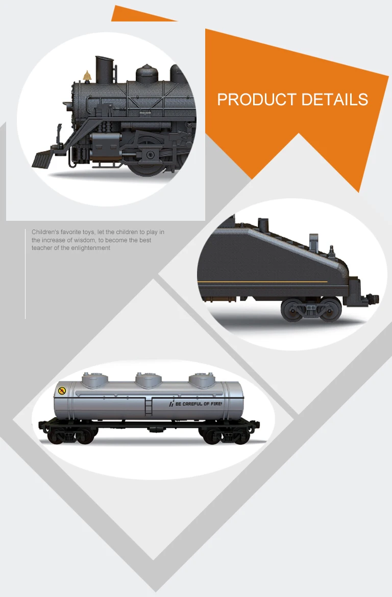 Vintage Metal Train Set - Model Train Sizes & Fun Features