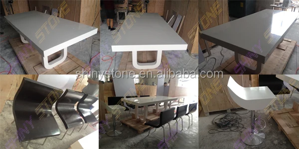 Dreamy Bespoke Design Solid Surface/man-made Stone Boat Shape Reception ...