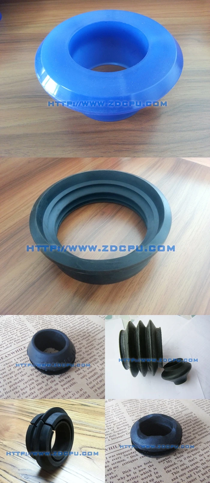 Abrasion Resistant Customized Silicone Insulating Rubber Bushing