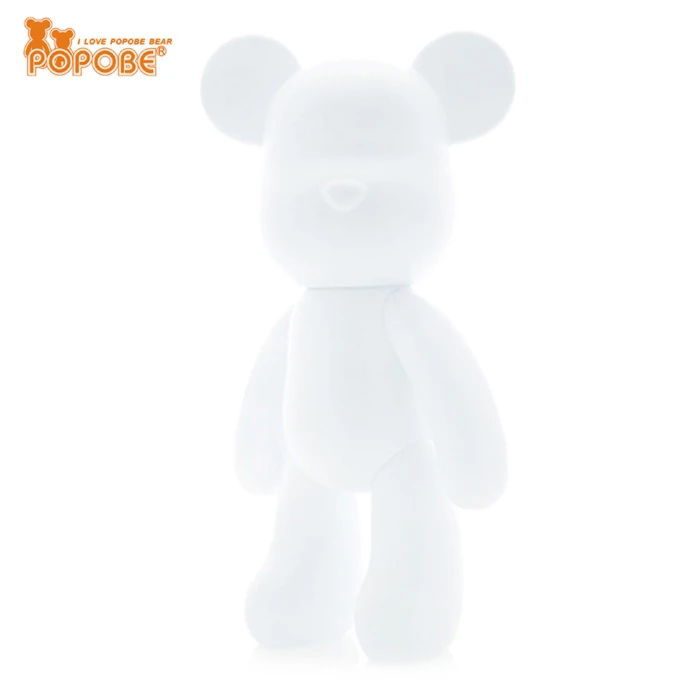 15 Inch Diy Painted Plastic White Toy Bear Popobe Brand - Buy Diy ...