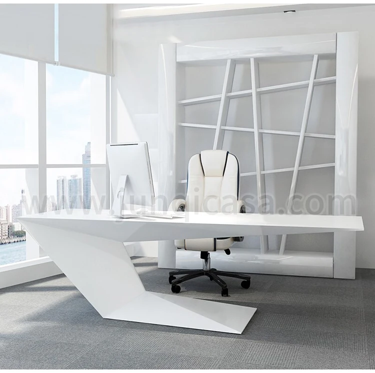 Modern Luxury Smart Office Boss Table - CEO Executive Desk