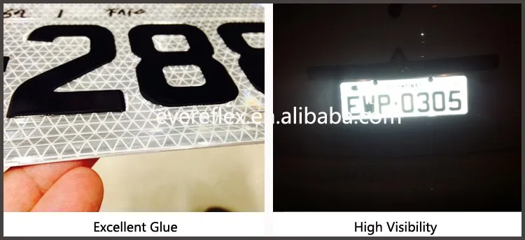 Car License Plate Reflective Sheeting - Buy Car License Plate ...