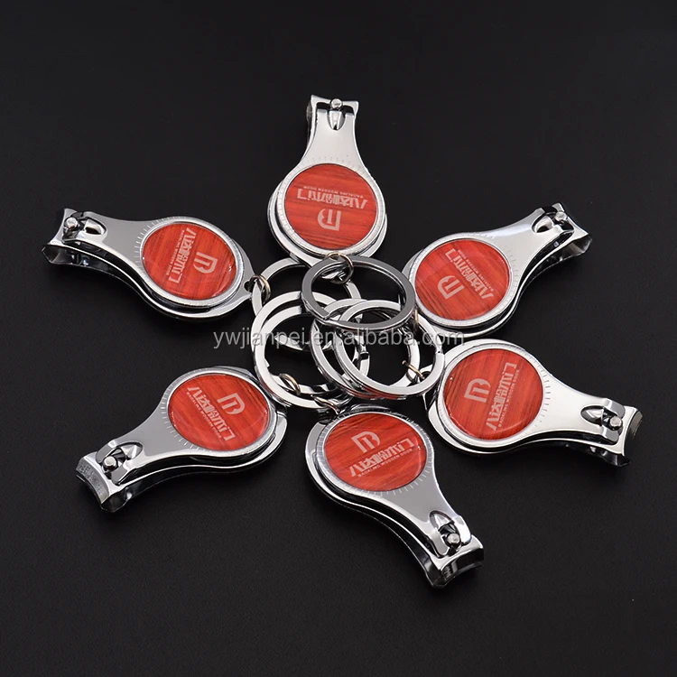 Promotional 3-in-1 Steel Keychain Nail Clipper with Opener