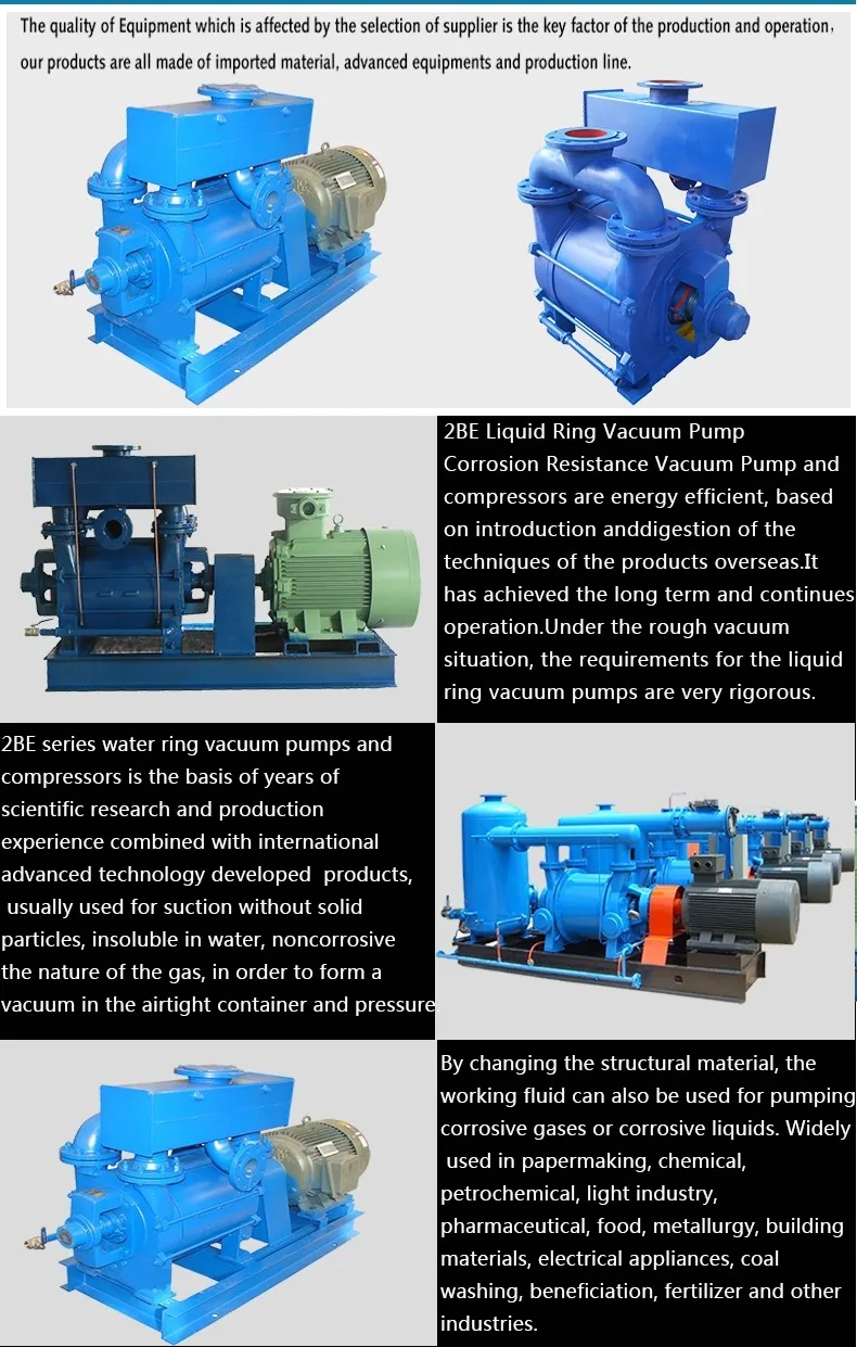 2be Liquid Ring Vacuum Pump 2be1 202 Water Ring Vacuum Pump 22kw - Buy 2be Liquid Ring Vacuum ...