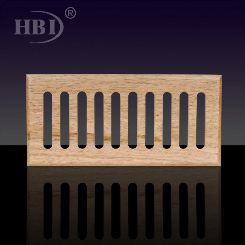 4x10 1WSB Solid Block Supply Wooden Air Vent Grills - Customized