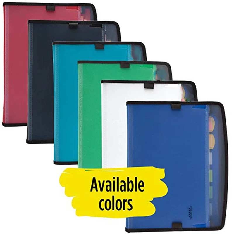 Expanding File,7-pocket Expandable Folder,Zipper Closure,Customizable ...