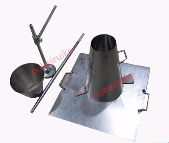 Jointless Concrete Slump Cone Test Apparatus with Hand Ring Base Plate