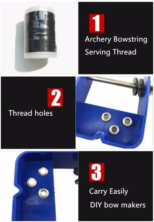 Archery Bowstring Serving Jig Bow Strings Making Tool For Recurve Bows & Compound Bow - Buy ...