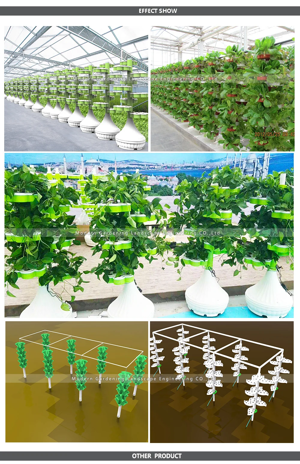 Vertical Cultivation Hydroponic Systems Agriculture Greenhouse Tower ...