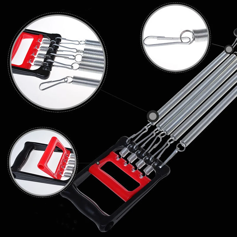 5 Springs Resistance Puller Chest Puller Exerciser Fitness Resistance ...