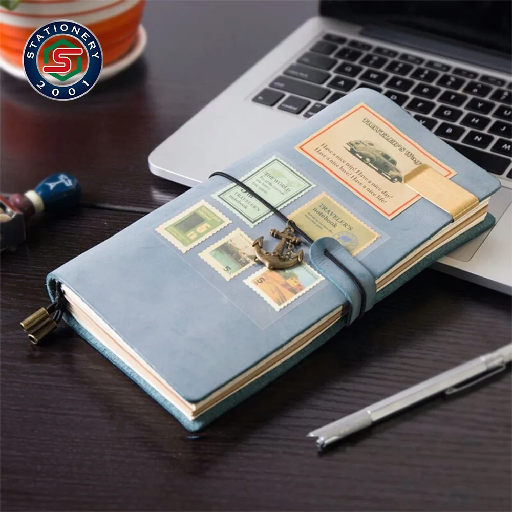 Faux Leather Casual Style Portable Travelers Journal - Buy Travelers ...