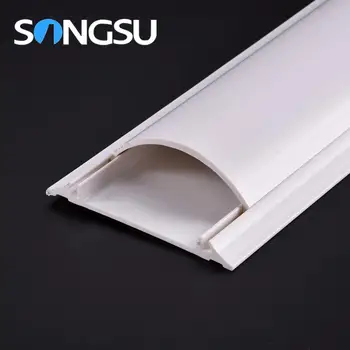 Fire Resistance Pvc Outdoor Half Moon Cable Trunking Duct - Buy Pvc ...