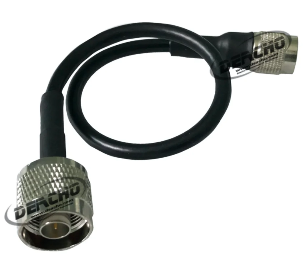 RG223 jumper cable assembly with N male and TNC male right angle ...