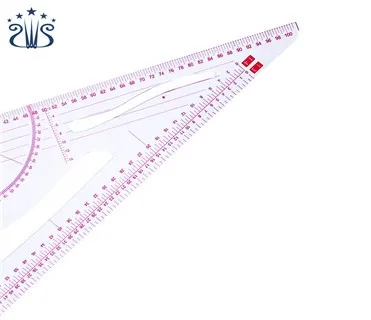 Multi-purpose Scale Right Angle Triangle Triangular Plastic Drawing ...