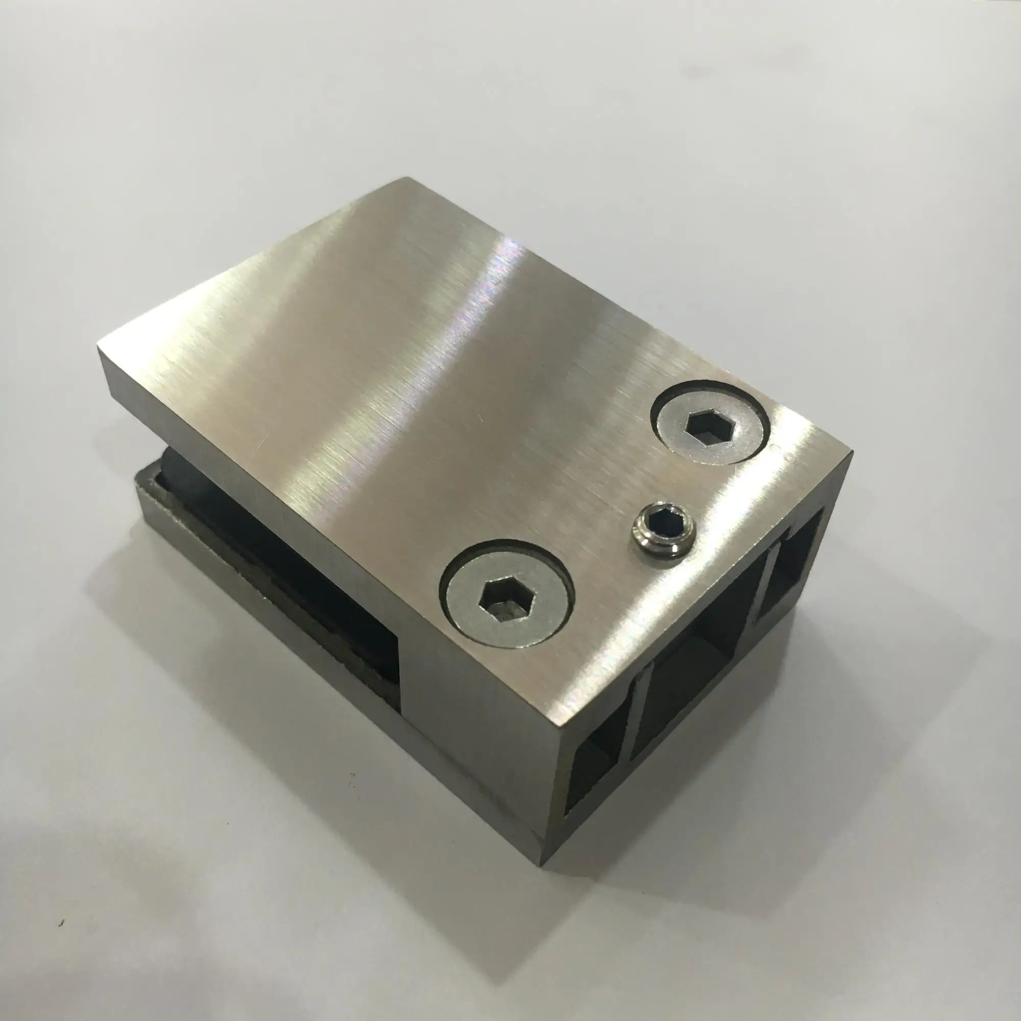 Stainless Steel Mirror Or Satin Rectangle Type Glass Clamps For Stairs ...