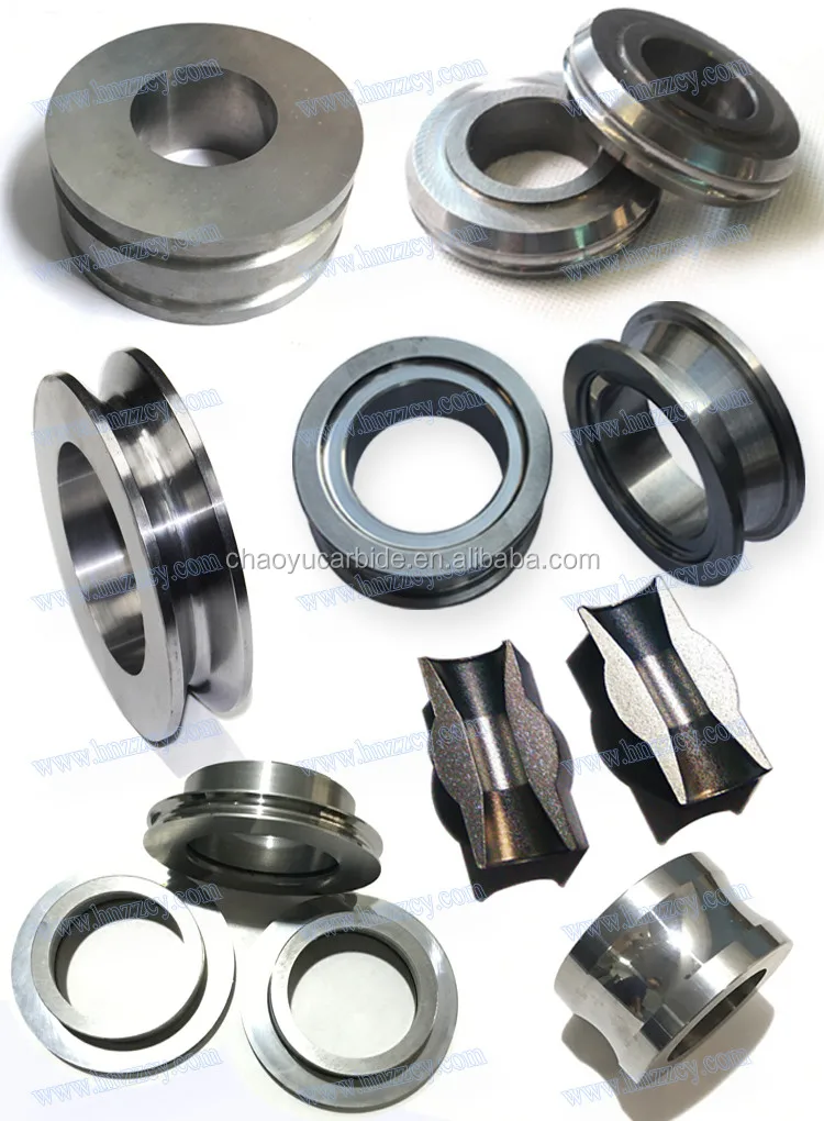 Tc Guiding Rollers With Polished Face/v Type Tungsten Steel Carbide ...
