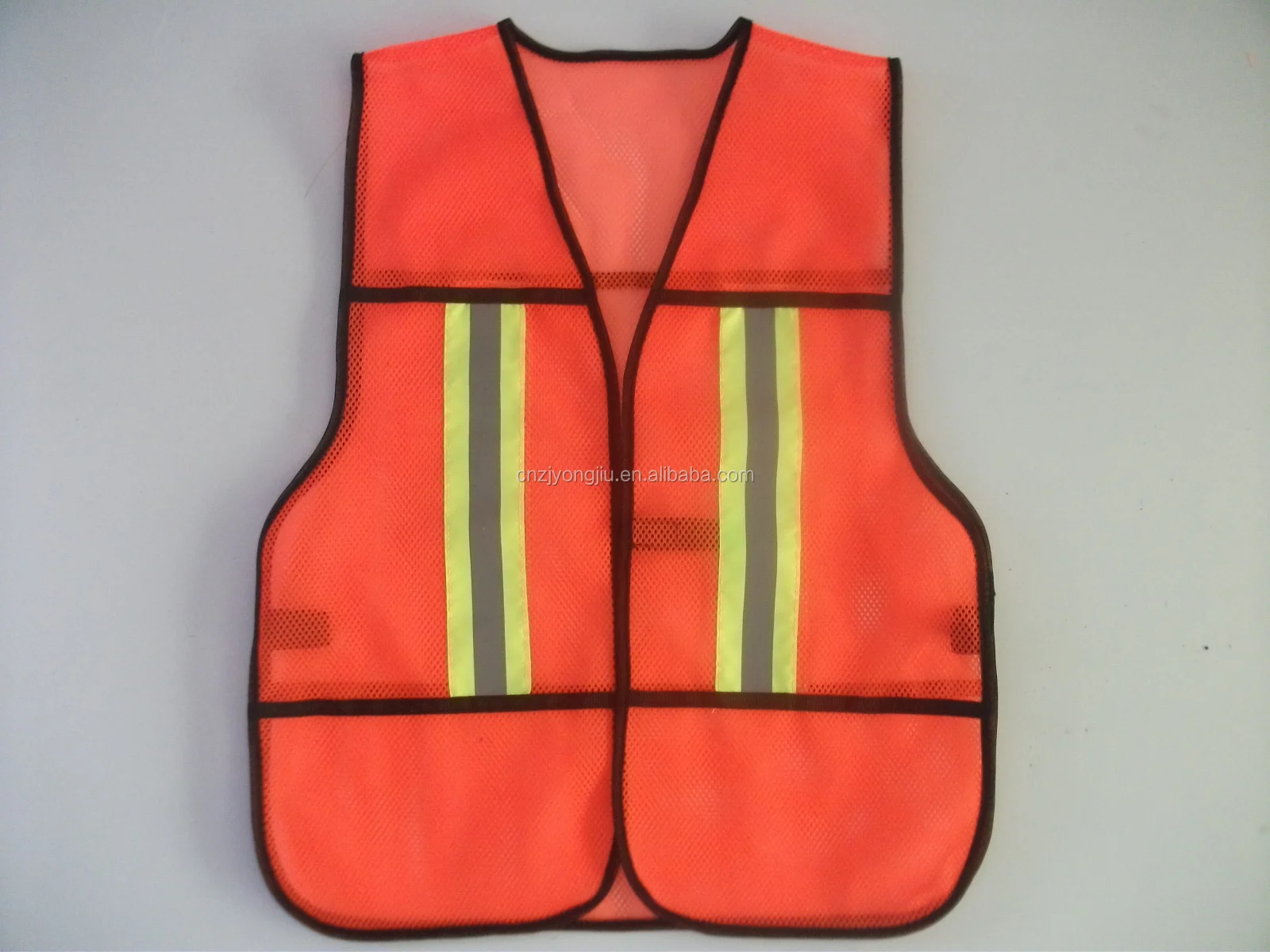 Fire Fighter High Visibility Standardized Knitted Fabric Safety Vest ...