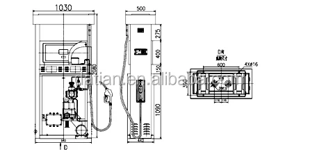 Fuel Dispenser Pump/used Fuel Dispenser For Sale - Buy Topping Fuel ...