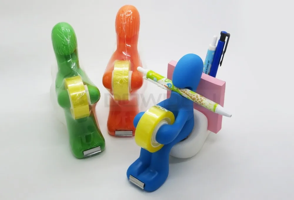 Cute And Fun Desk Office Accessory Supply Tape Pen Paper Clip Holder ...