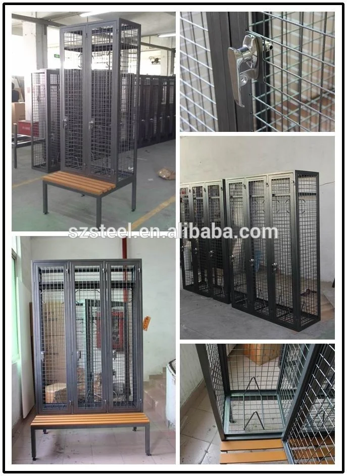 Cage Locker Metal Mesh Wall Storage Tool Iron Wire Mesh Locker