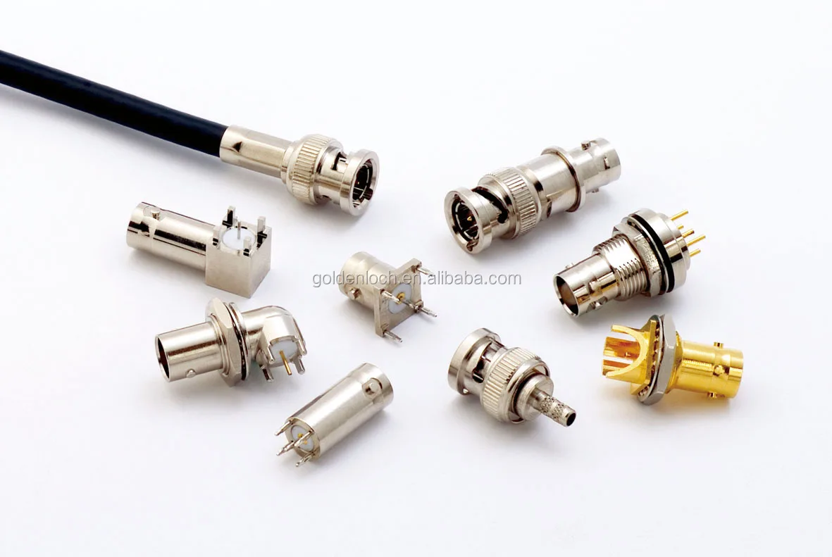 75 Ohm Bnc Connector Straight Pcb Mount Jack - Buy Bnc Pcb Mount Jack ...
