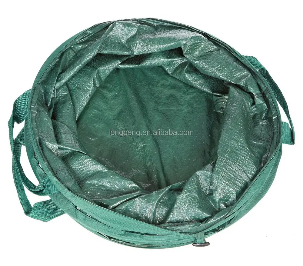 Pop Up Garden Waste Bag,Collapsible Bucket Folding Garden Leaf ...
