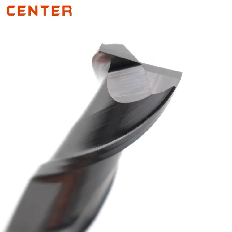 2 Flutes Flat End Mill 4*10*50-hrc55,With Black Coating,Herramientas De ...