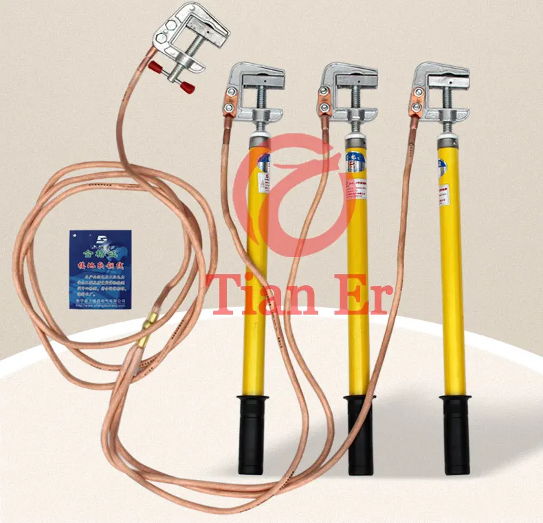 Portable Earthing Wire And Earthing Clamp - Buy Electrical Wire Clamp ...