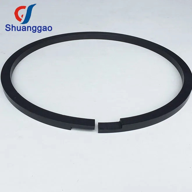 Custom Plastic Step Cut Filled PTFE Piston Ring - OEM