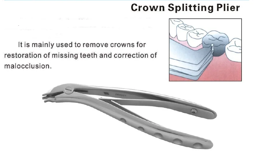Dental Crown Splitting Plier,Orthodontic Crown Remover - Buy ...
