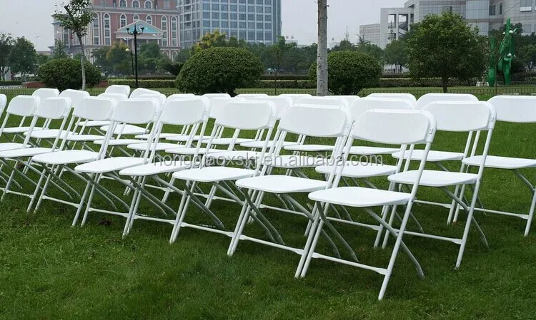 Plastic White Folding Outdoor Wedding Chairs,Wedding Party Rental Chair ...