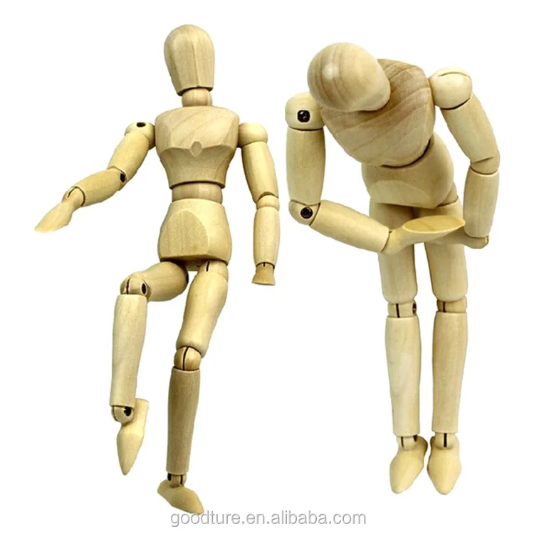 Wooden Joint Person Wooden Human Body Model Educational Toy - Buy ...