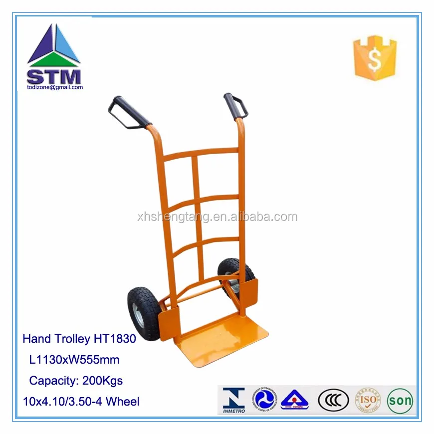 Economy Hand Trolley With Pneumatic Or Pu Foam Wheel Ht1830 Or Ht2022 ...