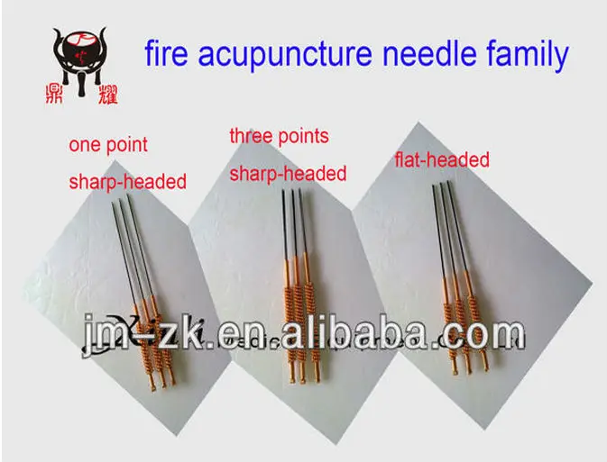 Chinese Medical Fire Acupuncture Needle Flat-headed - Buy Fire ...