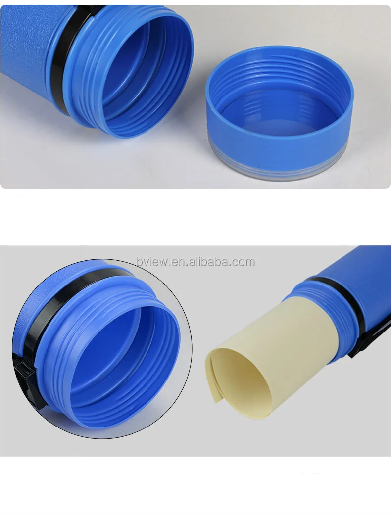 Plastic Artwork Storage Tube Drawing Art Carrying Case Holder For ...