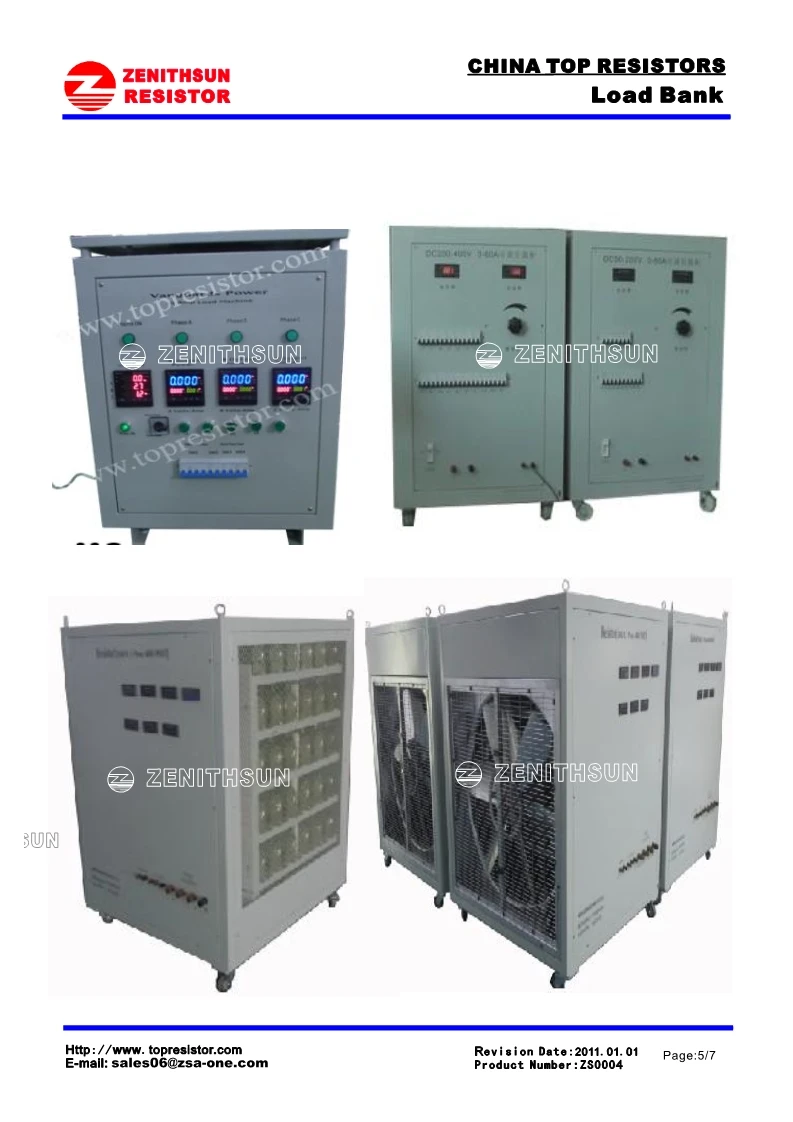 DC 54V 180A 10kw Adjustable Dummy Load Bank for Battery Testing