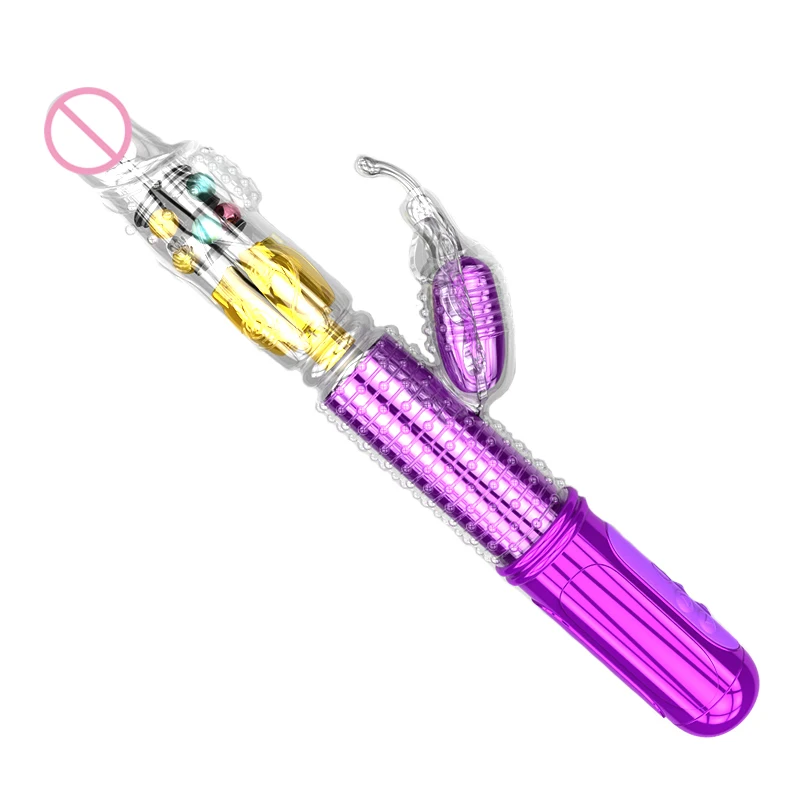 Dildo Vibrator for Women - USB Rechargeable Butterfly with Telescopic ...